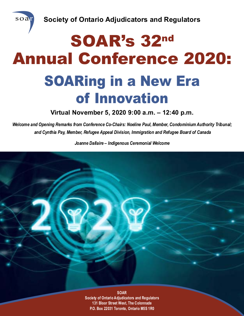 2020 Program-at-a-Glance | The Society of Ontario Adjudicators and ...